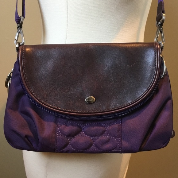 Mosey | Bags | Mosey Life Smiler Quilted Nylon Leather Crossbody Travel ...